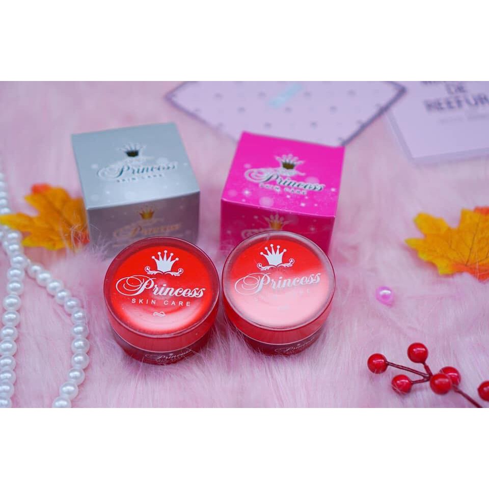 Princess Skin Care 20 กรัม 2 กระปุก (( หน้าเงา + หน้าขาว กระปุกใหญ่ ...