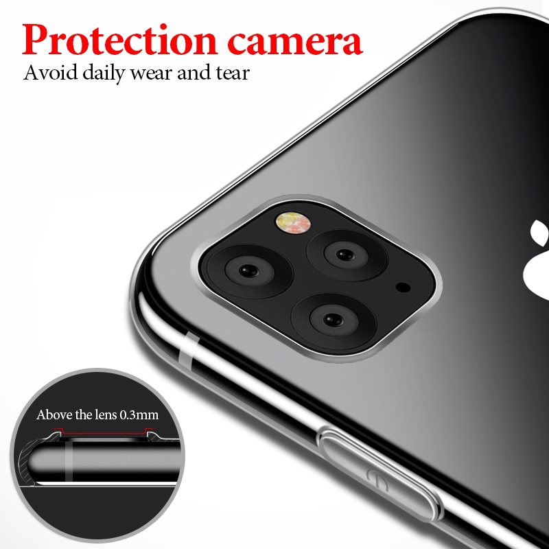 เคสใสแบบใสสำหรับ iPhone 11 pro Max 6.1 6.5 นิ้ว - hisunnybest.th - ThaiPick