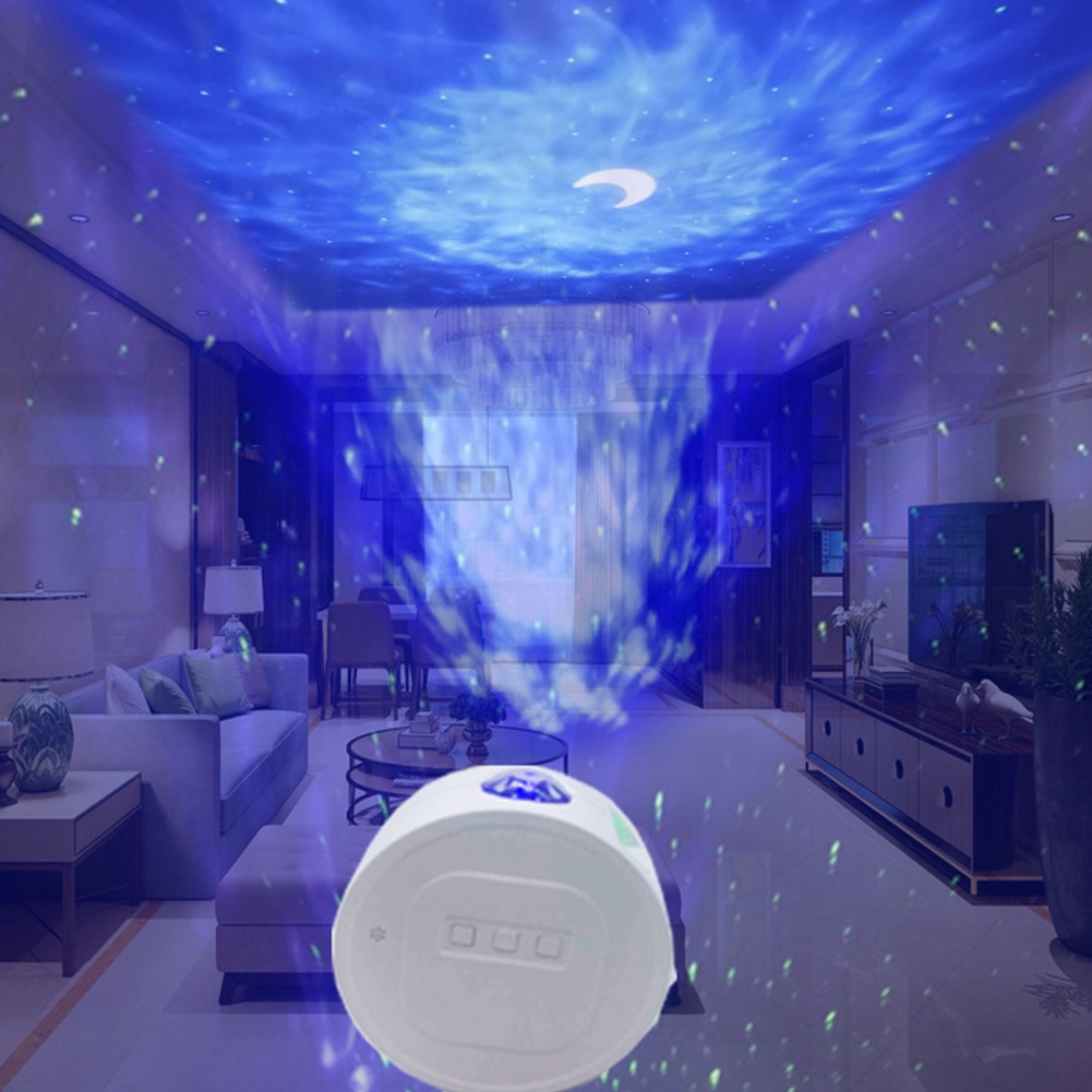 LED Projector Moon Night Light Projection Nebula Deep Sleep Colorful ...