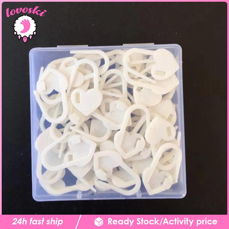 50PCSSet Knitting Crochet Locking Stitch Needle Clip Markers Tool ...