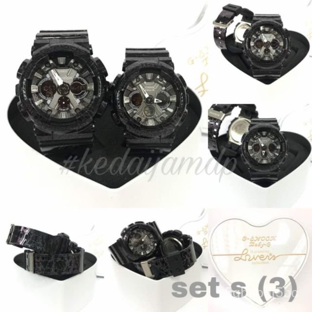 Gshock Baby g Couple Set Jam Couple Watches FREE Couple Box jc80 ...
