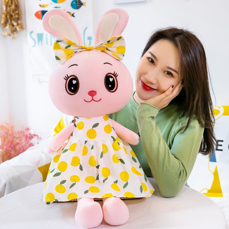 Plush Toy Rabbit Cute Bed Girl Princess Cute Queen Little Bunny Doll ...