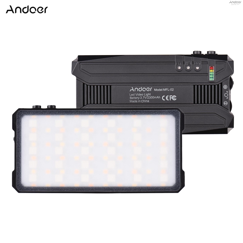 Andoer MFL-02 ไฟ LED RGB 5W อเนกประสงค์ หรี่แสงได้ 3000K-6500K CRI95 90 ชิ้น - andoerofficial.th ...