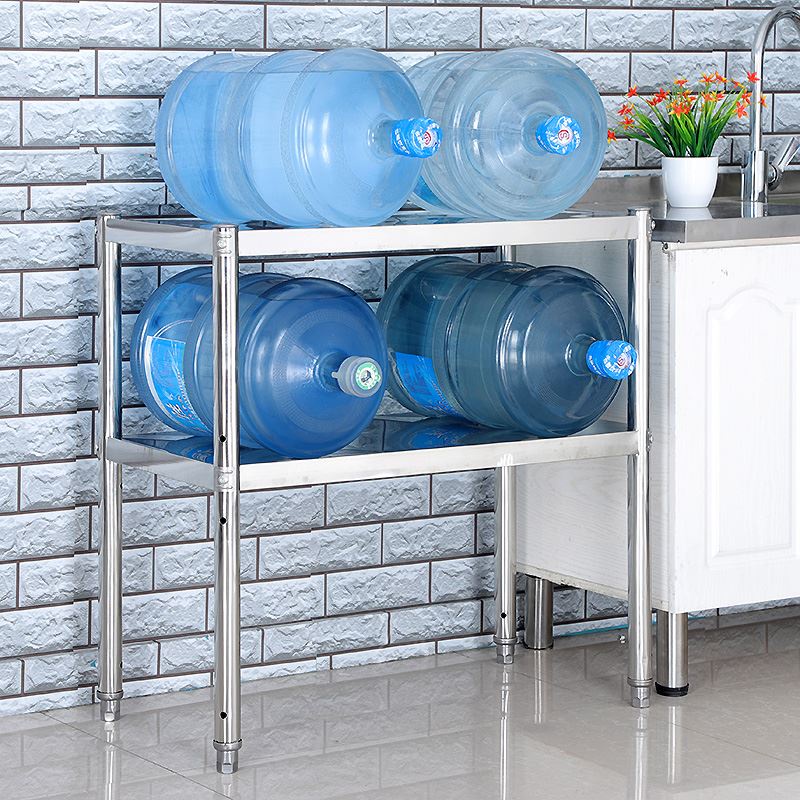 Thickened 304 stainless steel kitchen microwave oven rack storage rack ...