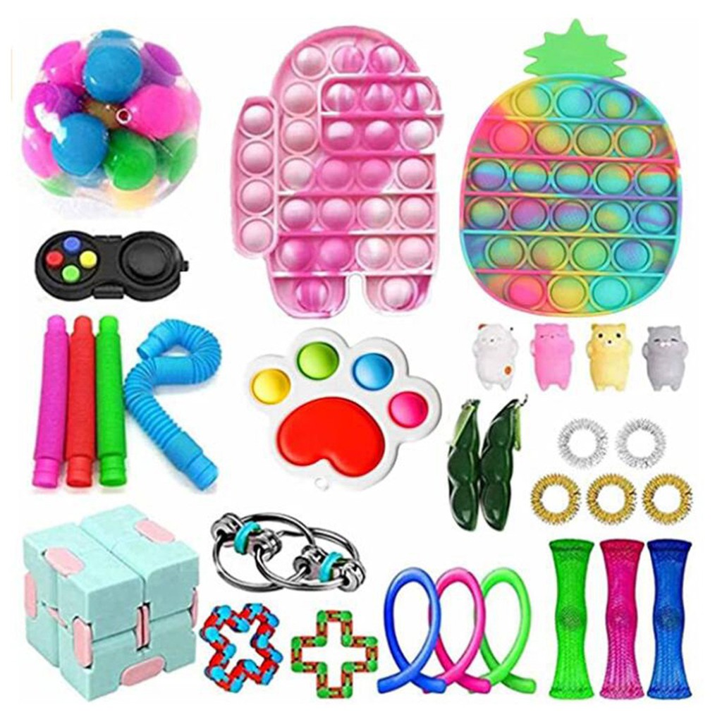 Creative Fidges Fidget Toy Set Cheap Sensory Fidget Toys Pack Adults ...