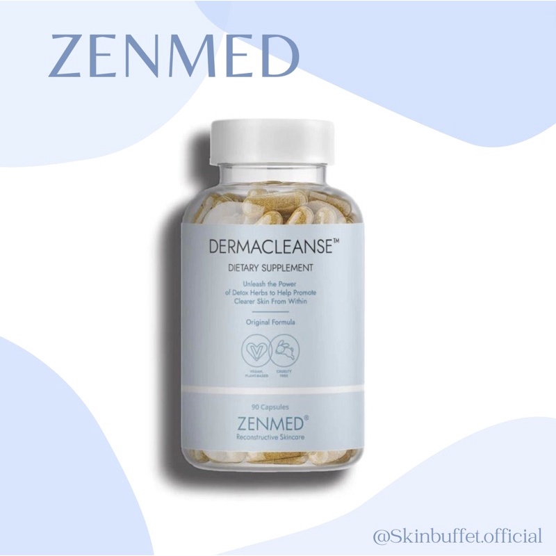 สินค้าแท้ ZENMED Dermacleanse dietary supplement 90 capsules ...