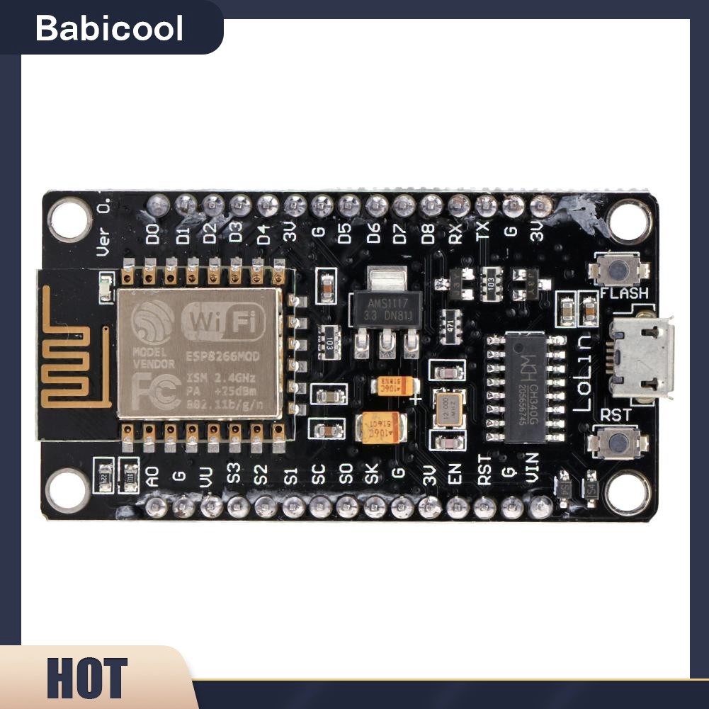 บอร์ดNodemcu Base Esp 8266 Lolin V 3 Nodemcu Lua แผ่นบอร์ดโมดูลเชื่อม ...