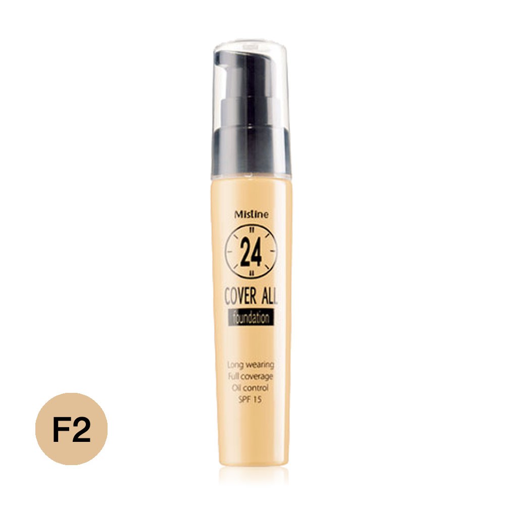 Mistine 24 Cover All Foundation 25ml F2 - konvy_officialshop - ThaiPick