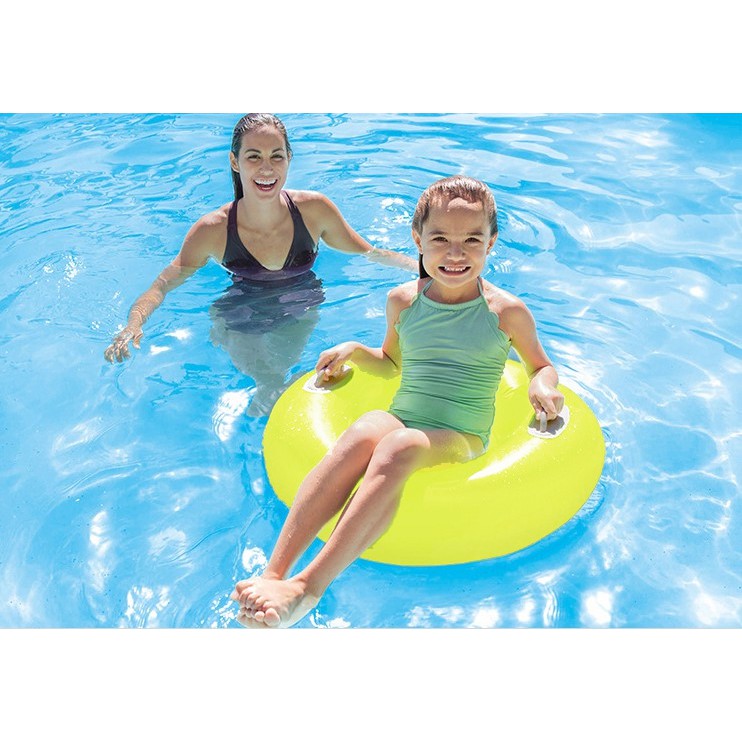 เครื่องประดับINTEX 59258 76CM N7 Hi Gloss Tubes Round ool Buoy Swim ...