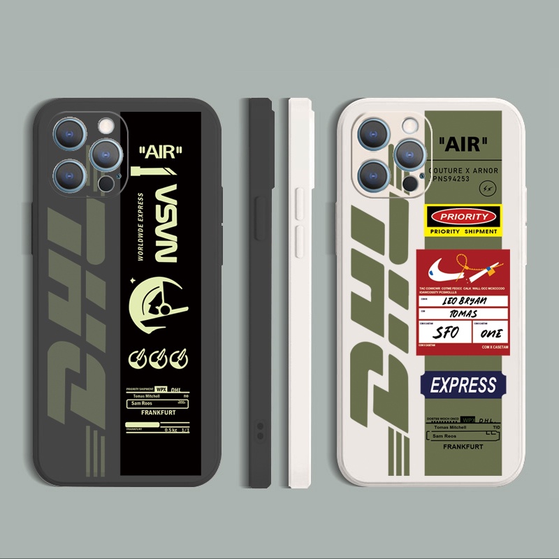 for iPhone 11 Pro Max 12 Mini XR XS 7 8 Plus SE 2020 NASA DHL Barcode ...