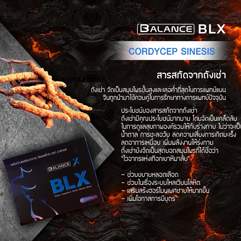 Balance X - BLX แคปซูลอาหารเสริมสำหรับคุณผู้ชาย (การันตีของแท้ ...