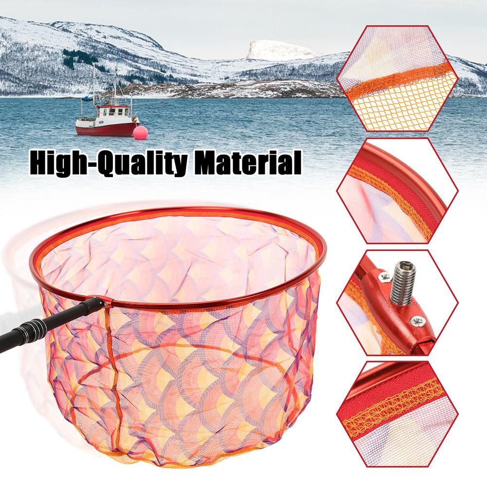 ปลา ดักPortable Fishing Net Stainless Fishing Hand Net Network Fishing ...