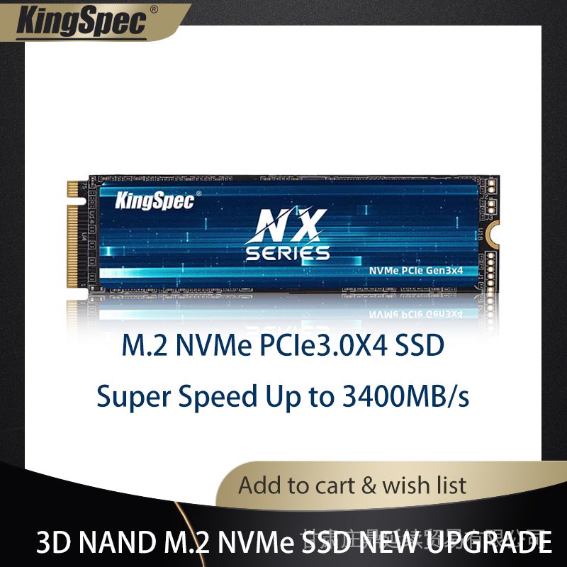 พร้อมส่งโซลิดสเตตไดรฟ์ภายใน Ssd kingspec nmve m2 512GB 256GB 1TB M.2 2280 SSD PCIe3.0 X4 Nvme ...