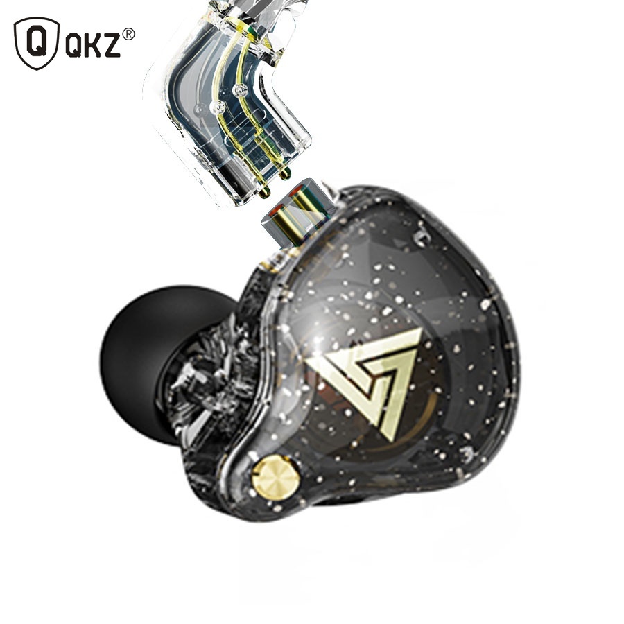 QKZ AK6 PRO In-ear Headphones HiFi Fever Subwoofer Earbuds Earphone ...