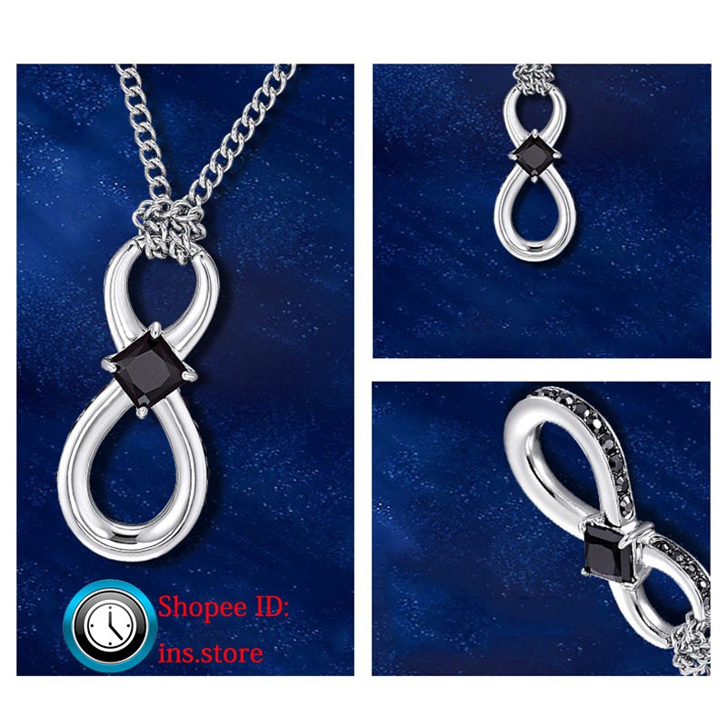 พร้อมส่ง【100%Original】Swarovski คริสตัล สร้อยคอแฟชั่น โรสโกลด์/แพลทินัม ...