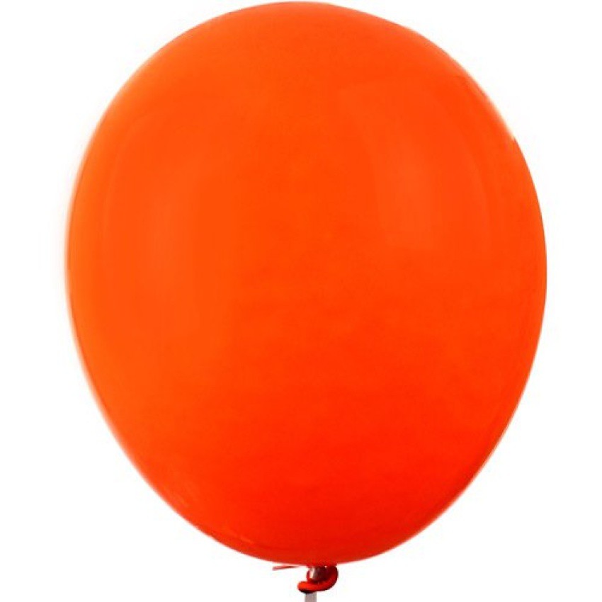 BK Balloon ลูกโป่งกลม ขนาด 10 นิ้ว จำนวน 100 ลูก (สีส้ม) | Shopee Thailand
