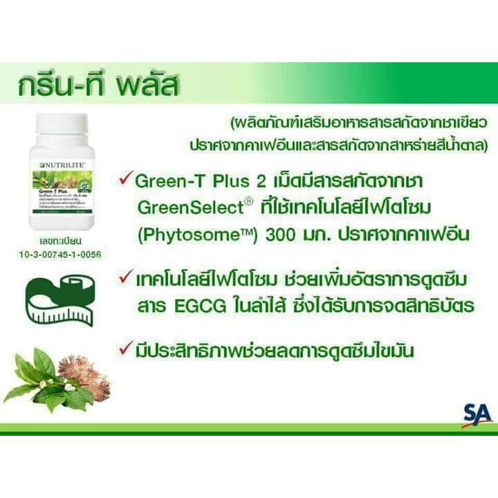 นิวทริไลท์ กรีน-ที พลัส (Green Tea Plus) บรรจุ 60 เม็ด ️ลบบาร์โค๊ด️ ...