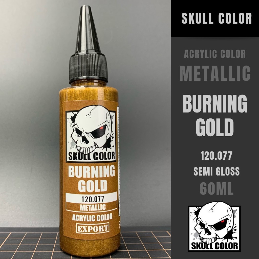 Skull Color 120.077 Burning Gold 60 ml Metallic 8853100903779 (สี ...