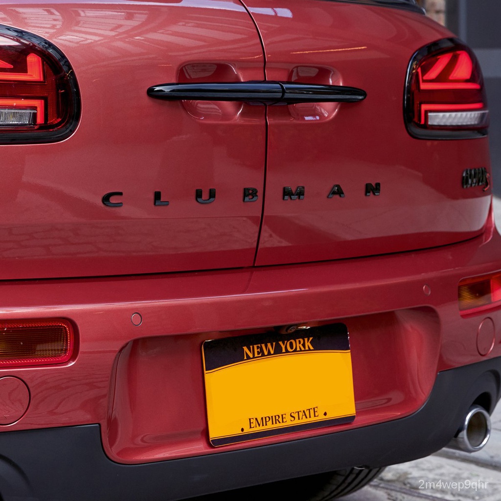 Car Rear Trunk Front Emblem Tail Sticker CLUBMAN Metal Letter Nameplate ...