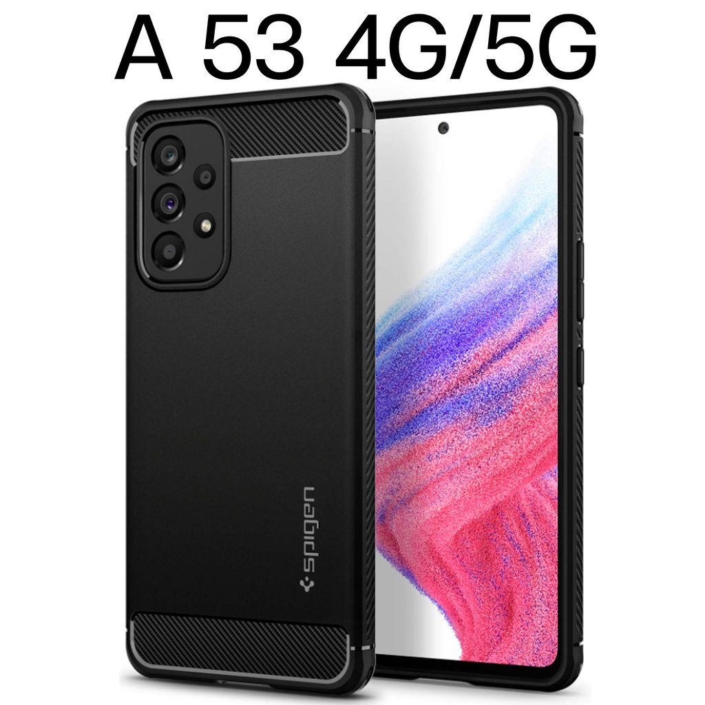 Spigen Rugged Armor Case สำหรับ Samsung Galaxy A53 A52 A52S 4G5G เคสกันกระแทกอย่างดี สัมผัสดี ...