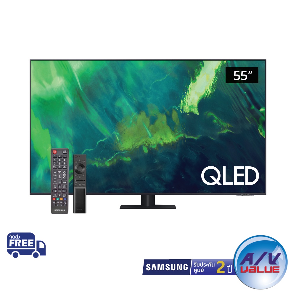 [ ส่งฟรี ] Samsung QLED 4K TV รุ่น QA55Q70A ขนาด 55 นิ้ว Q70A Series ...