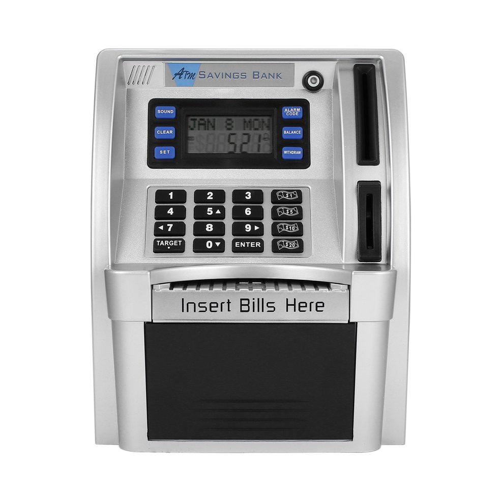 allbuy] ATM Savings Bank Insert Bills Perfect for Kids Gift Own ...