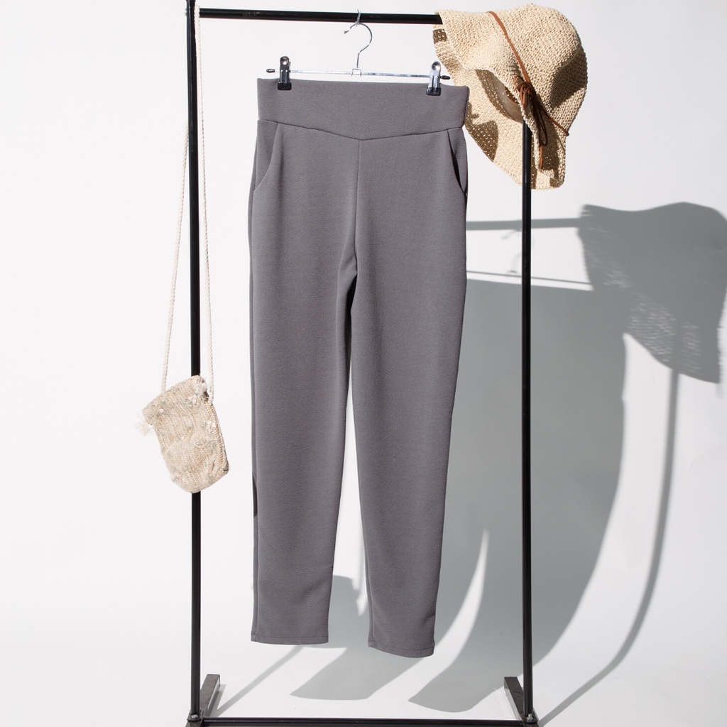 กางเกงขายาว สาวอวบ เอวยืดยืด ใส่สบาย M-7XL (28-44) - sixsteps - ThaiPick