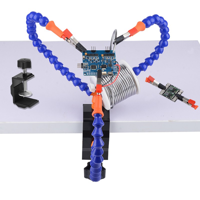 Hand Soldering Tool 2 Flexible Arms 4 Arm Soldering Station With ...