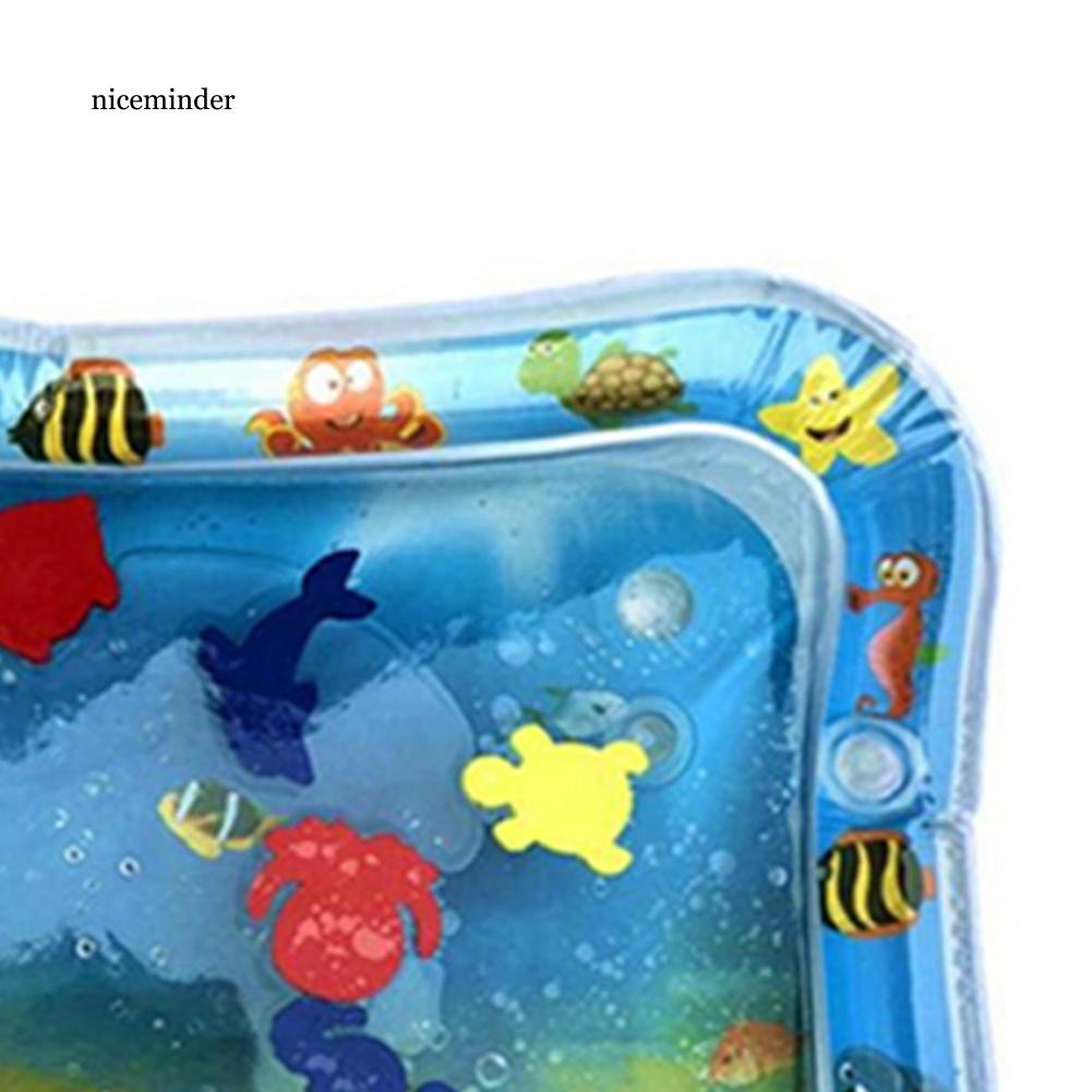 Real stock Inflatable Water Mat Infant Toddler Tummy Time Play Pad ...
