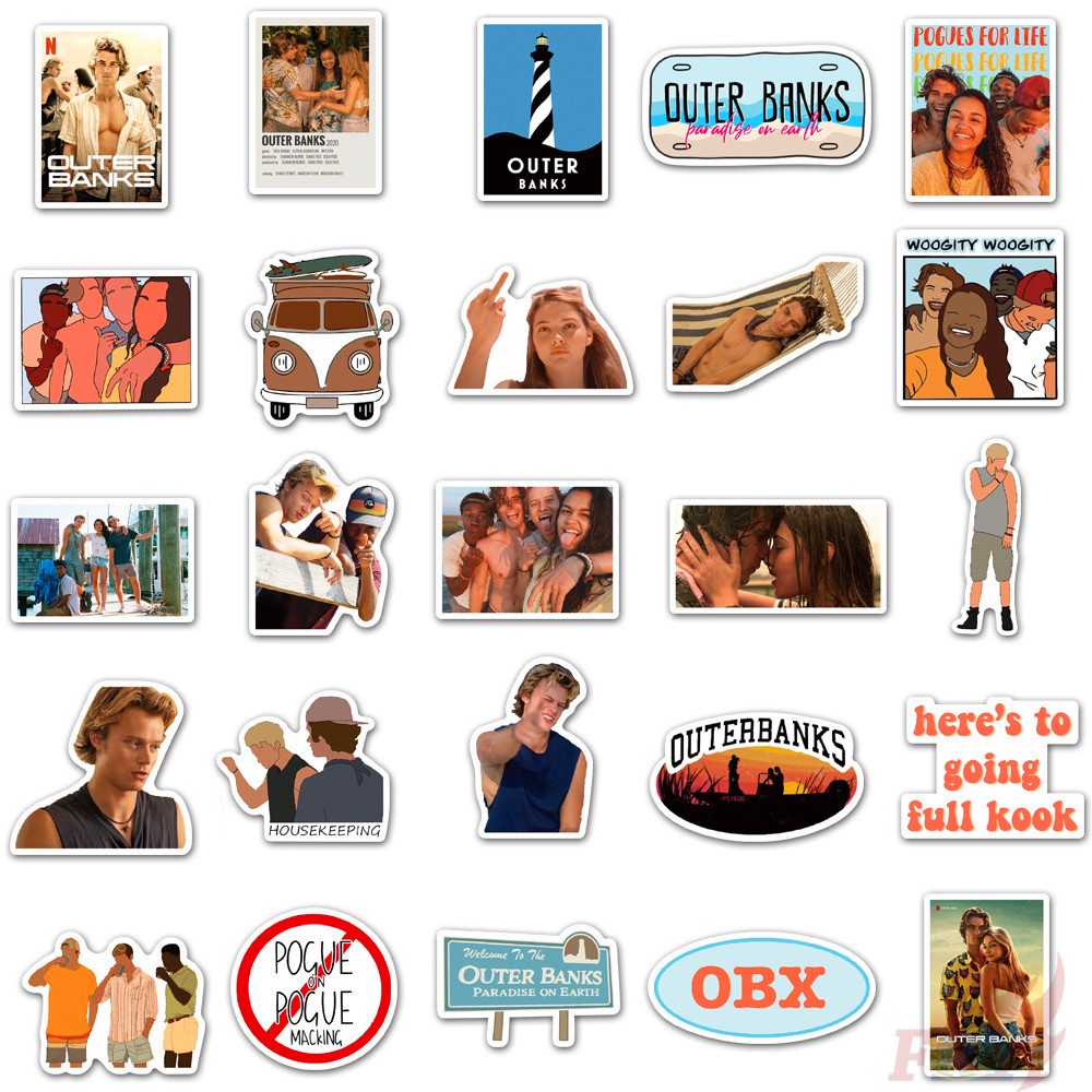 Outer Banks - Series 02 TV Shows สติ๊กเกอร์ 50PcsSet DIY Fashion Decals ...