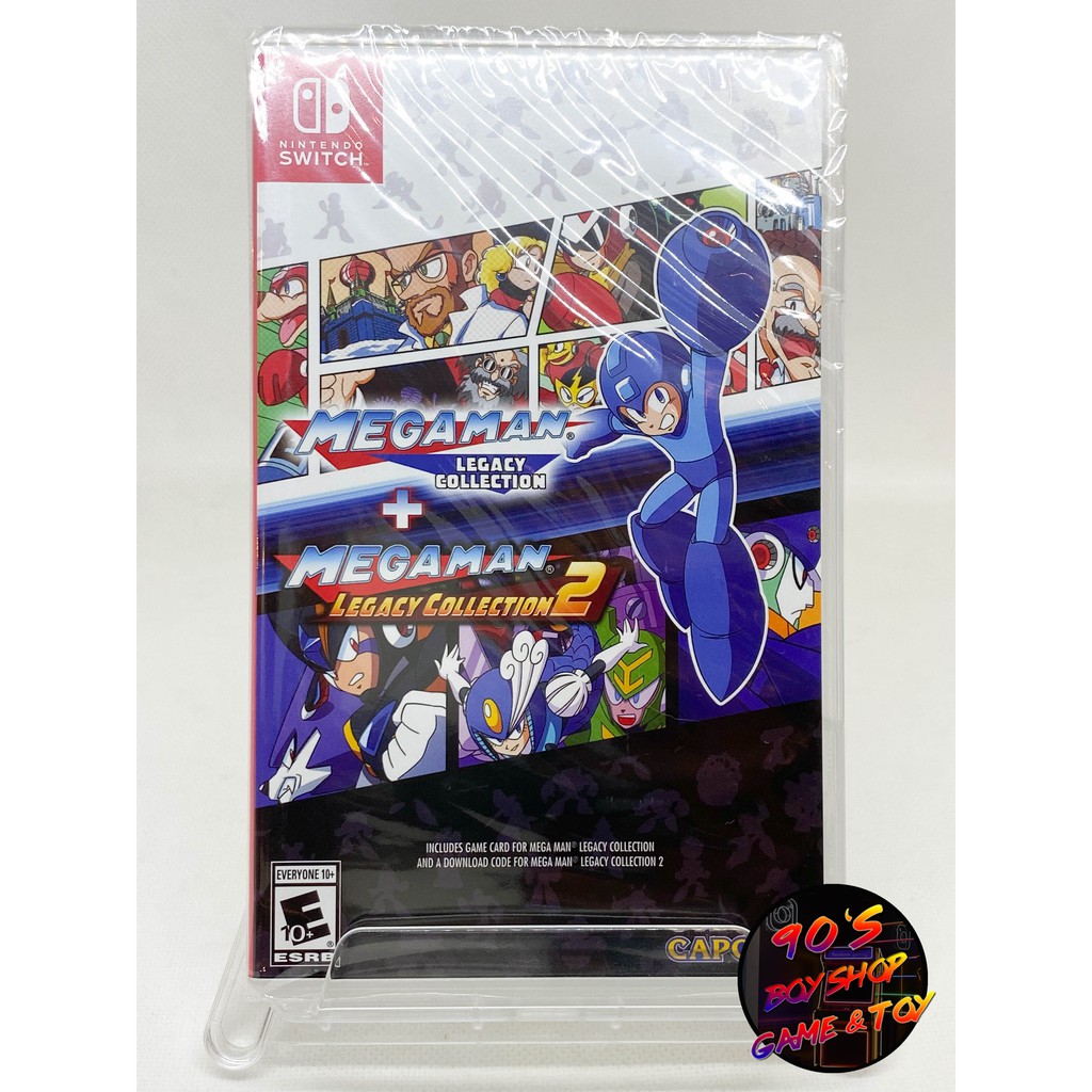 MEGAMAN LEGACY COLLECTION 12 Nintendo Switch US แผ่นแท้ มือ1 ...
