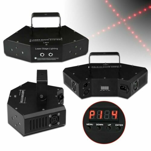 โคมไฟ Led RGB โปรเจคเตอร์แสงเลเซอร์สําหรับติดตกแต่งเวที DMX - mookis3 ...