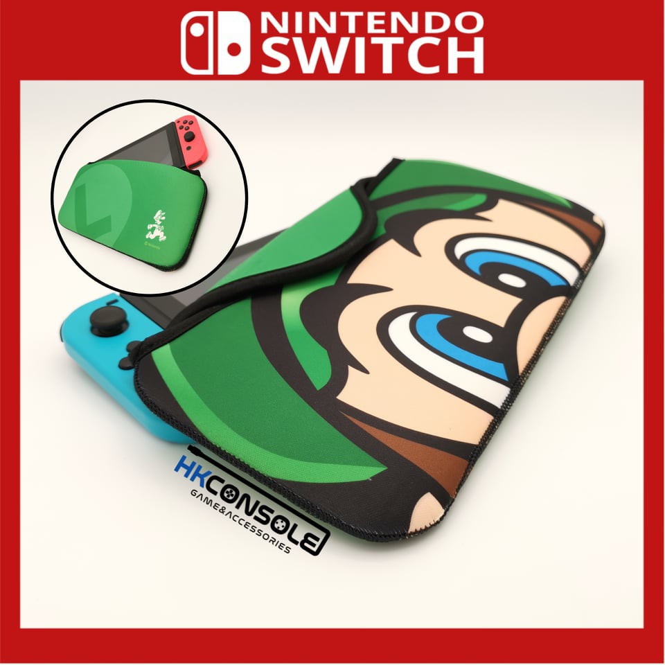 [ครบทุกลาย!] กระเป๋าผ้า Quickpouch สำหรับ Nintendo Switch สีสันสดใส ลาย ...