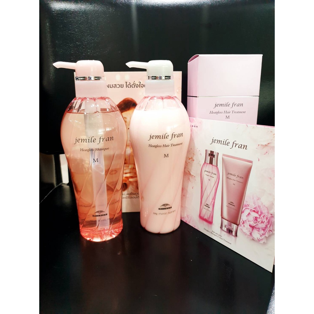 Set Jemile fran Shampoo & Treatment 500g. พร้อมส่งทั้ง 3 สูตร S M L ...