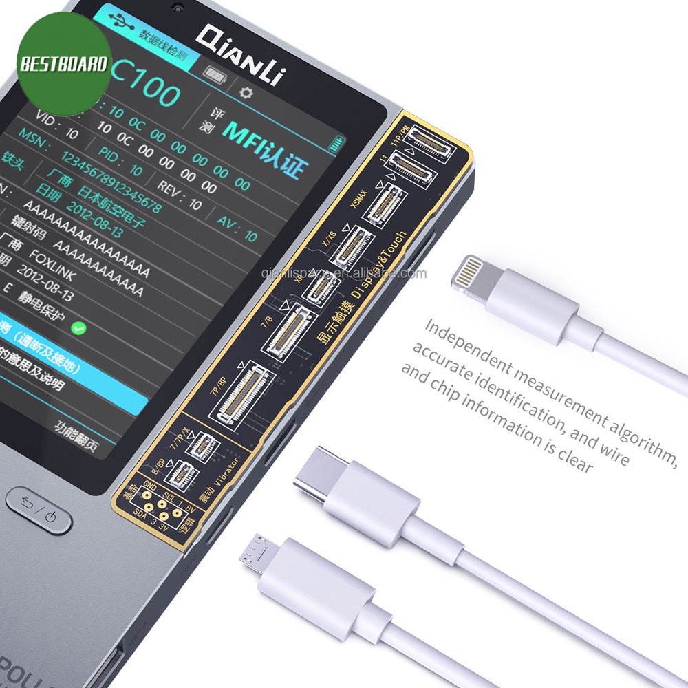 แบตเตอรี่Qianli Apollo 6 In 1 Restore Detection Device for 12 11 Pro ...
