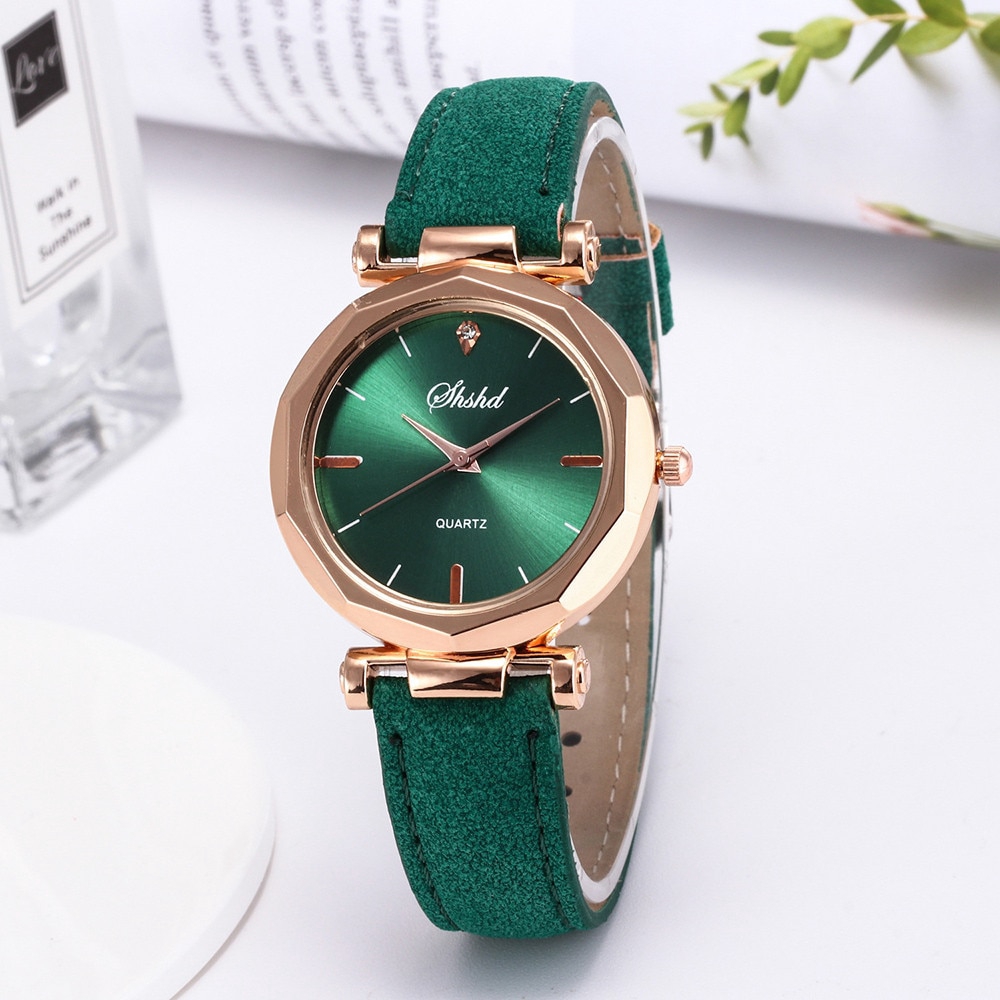 Ladies Analog Quartz Wrist Watch Fashion Women Leather Luxury Watch ...