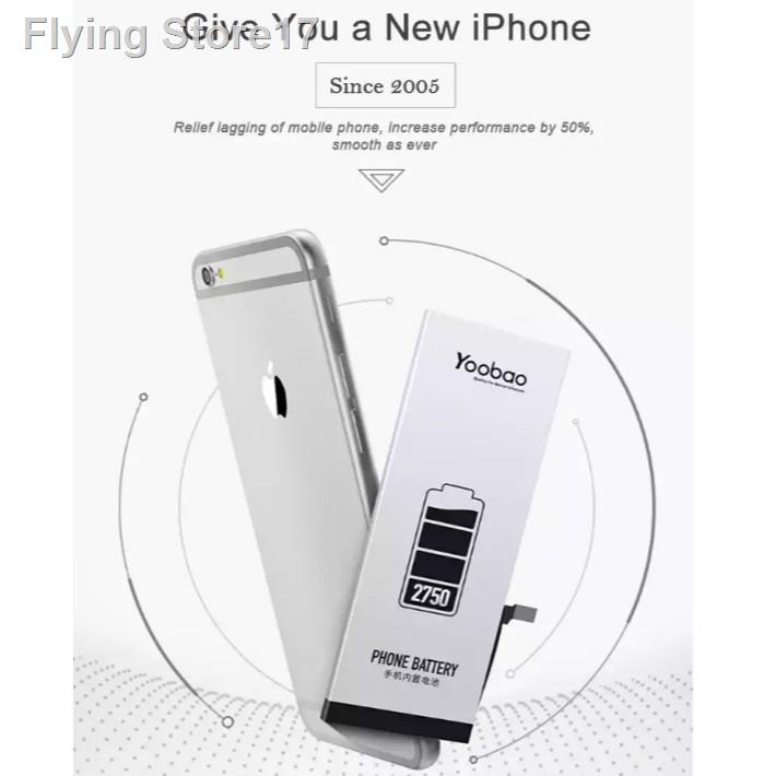 ส่วนลด 50Yoobao Battery iPhone 5S 6 6S 6P 6SP 7 7P 8 8P X XS XR XSMAX 1560ถึง3400mAh 3.82V แบตเต ...