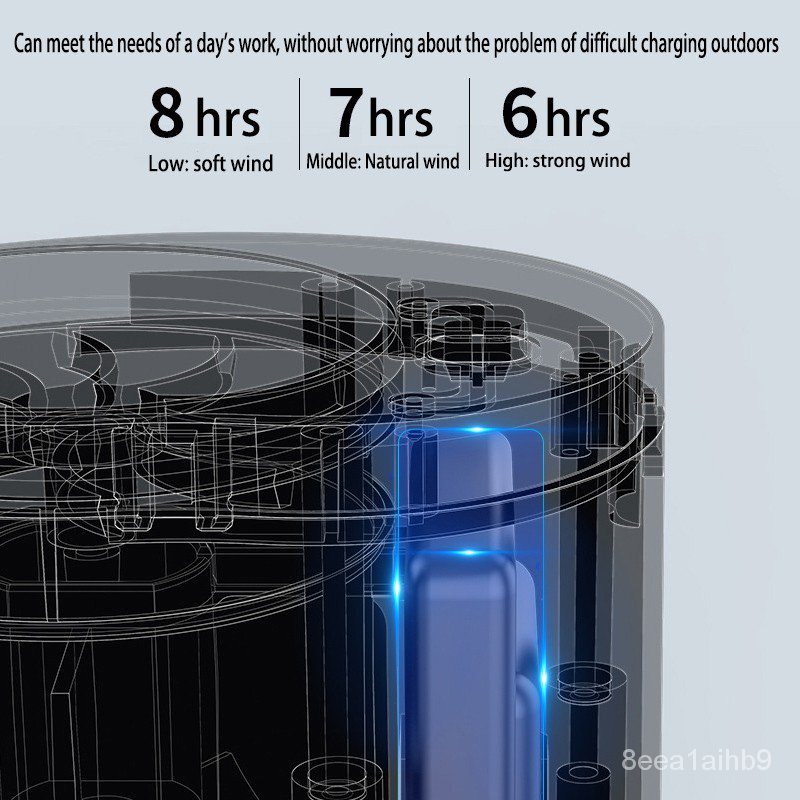 eTxD 4 In 1 USB Charging Portable Outdoor Cooling Fan Mobile Mini Waist ...