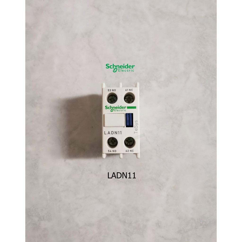 Schneider LADN11 Auxilary contactors 1NO+1NC สามด้านหน้าคอนแทครุ่น D, F ...