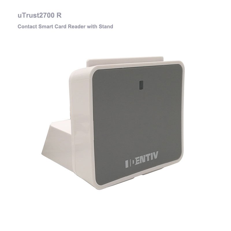 เครื่องอ่านบัตรประชาชน Identiv uTrust 2700 R-S เชื่อมต่อผ่าน USB พร้อม ...