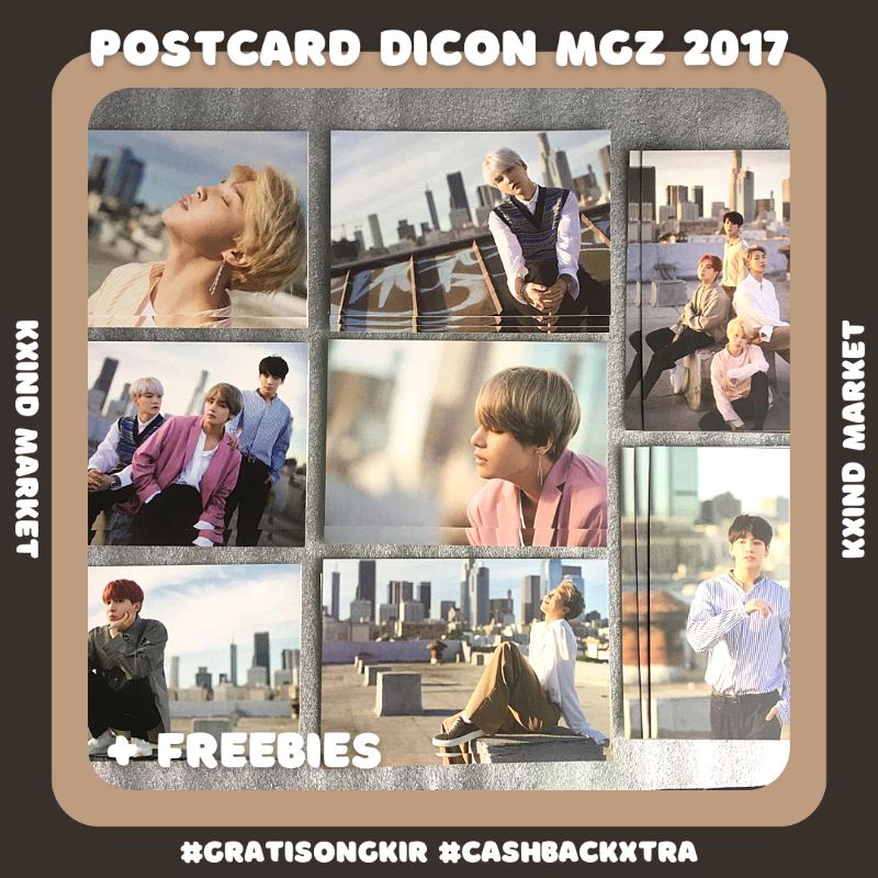 โปสการ์ด BTS dicon 2017 / PC BTS dicon / อัลบั้ม BTS / Magazine dicon ...