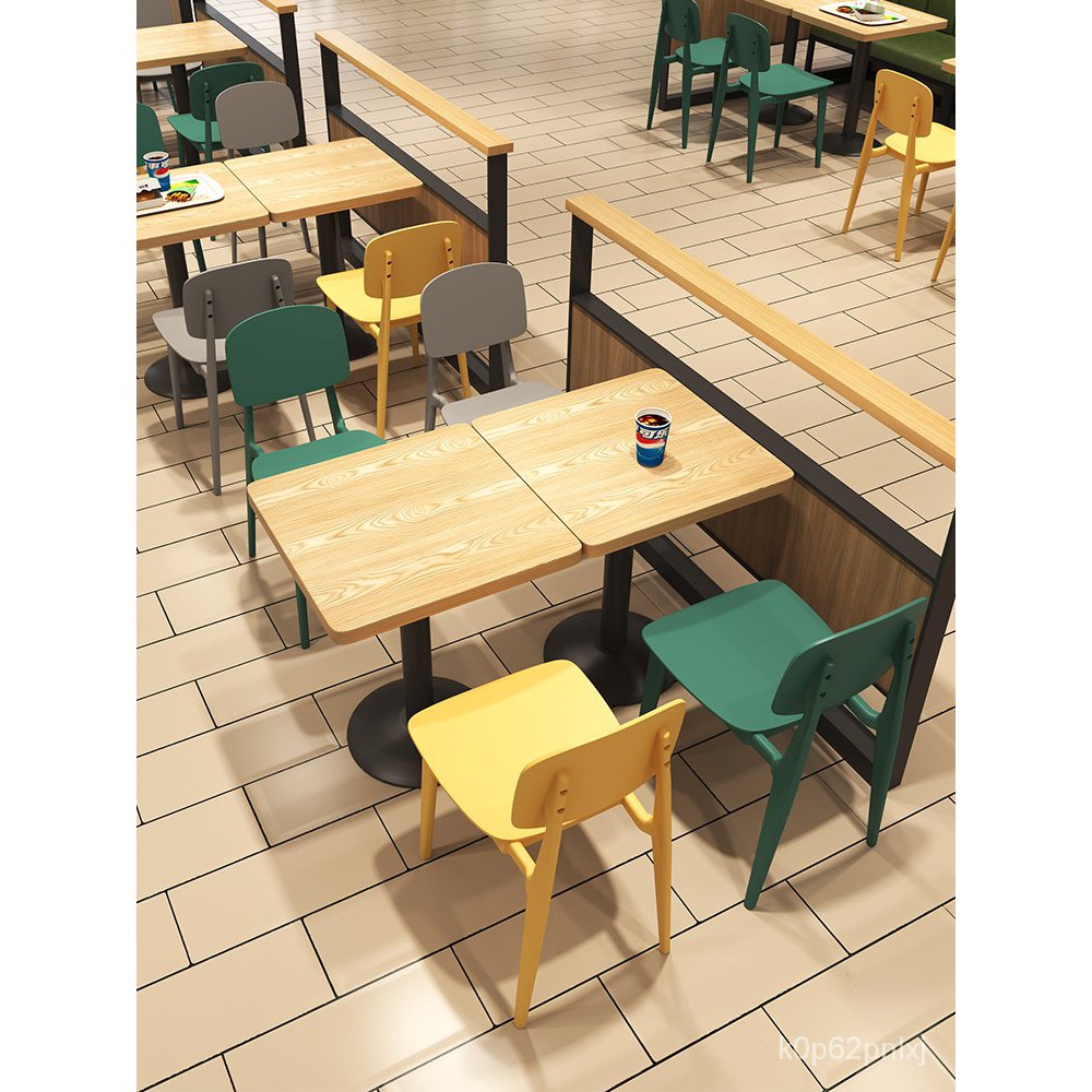 Milk Tea Shop Table and Chair Combination Nordic Internet Celebrity ...
