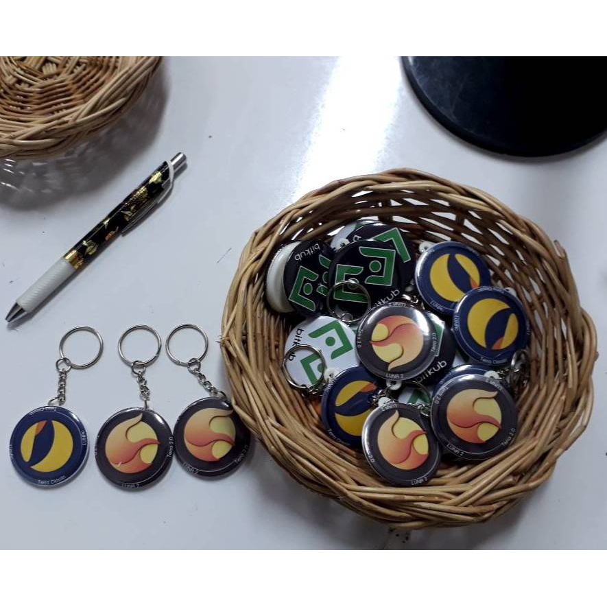 Luna Lunc Terra Classic พวงกุญแจ เข็มกลัด ลูน่า Bitkub Bitcoin ...