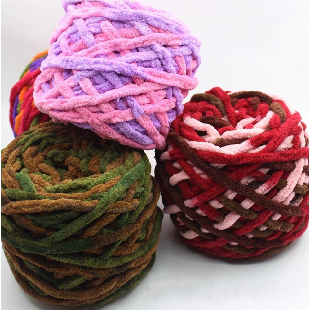 LILAC New Knitting Wool Hight Quality Chunky Crochet Cotton Yarn 100g ...