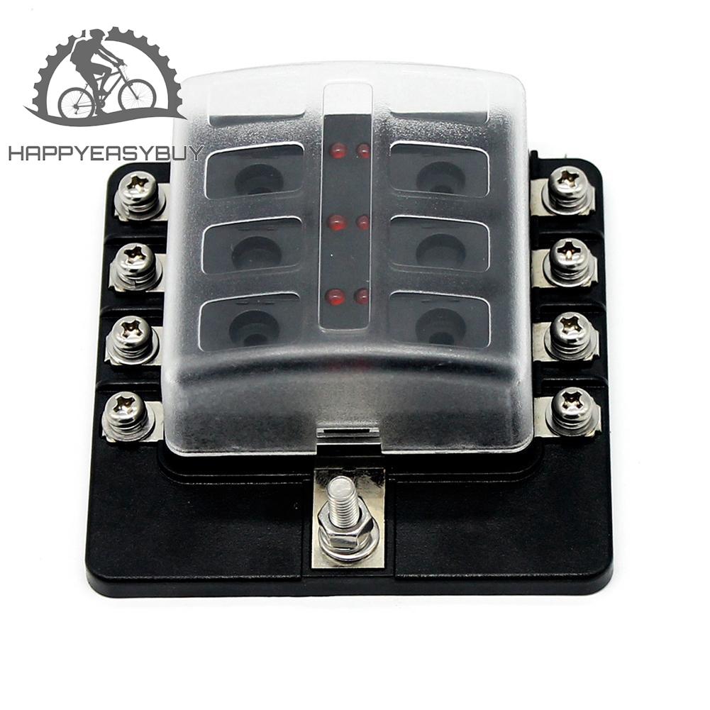 4 Way Mini Blade Fuse Box Holder APM ATM 5A 10A 25A for Car Boat Marine ...