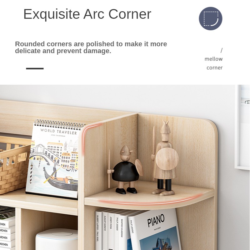 【In stock】Desk storage rack student dormitory artifact desk bookshelf ...