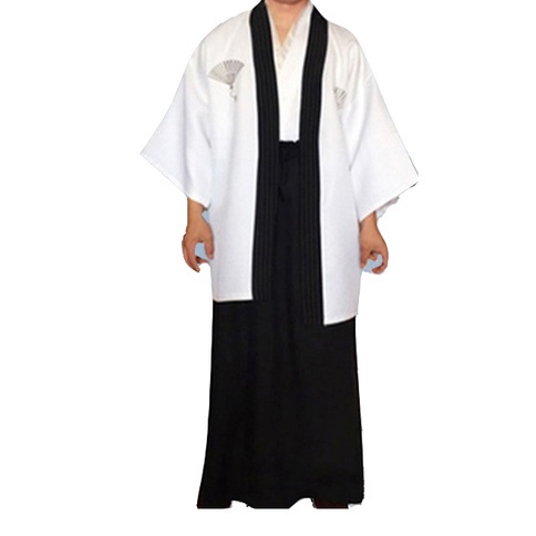 Japanese Kimono Men Formal Clothes Traditional Samurai Clothes Cardigan ...