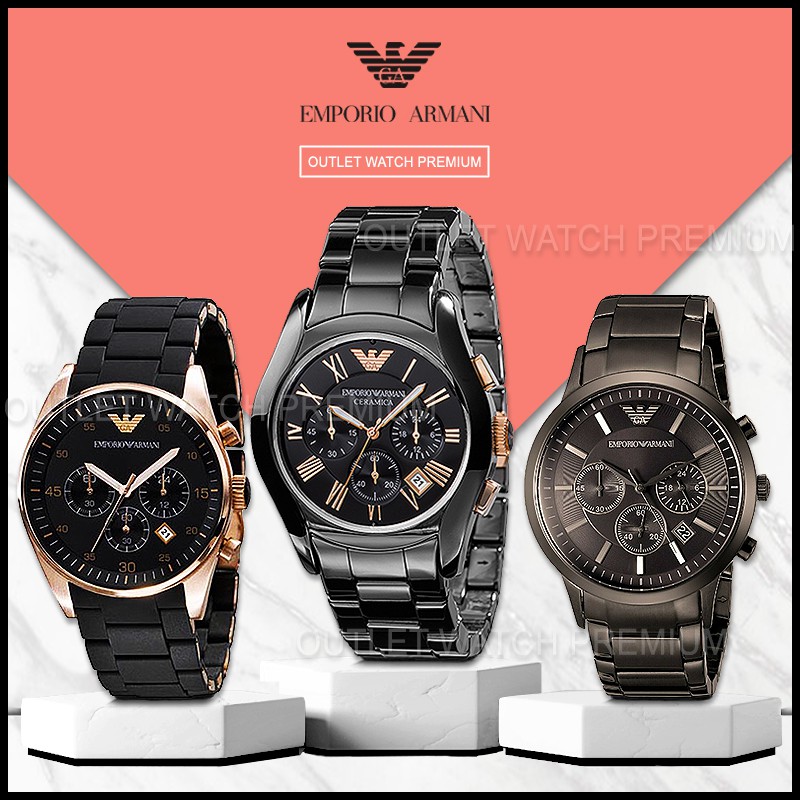 Emporio Armani 100 เดิม AR2498-Brand นาฬิกา AR นาฬิกาผู้ชายพร้อมที่จะ ...