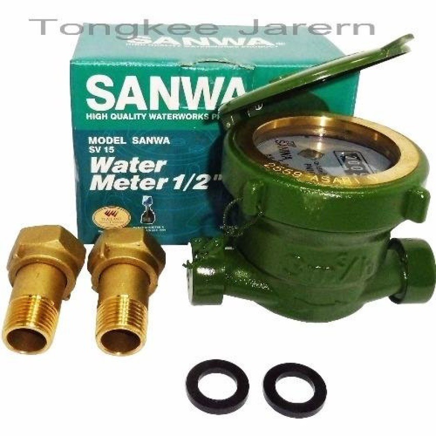 SANWA มาตรวัดน้ำ มิเตอร์น้ำ 1/2" | Shopee Thailand