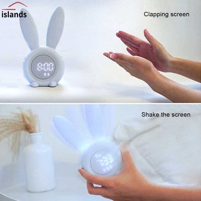Thermometer Temperature Display Rechargeable Night Light Digital ...